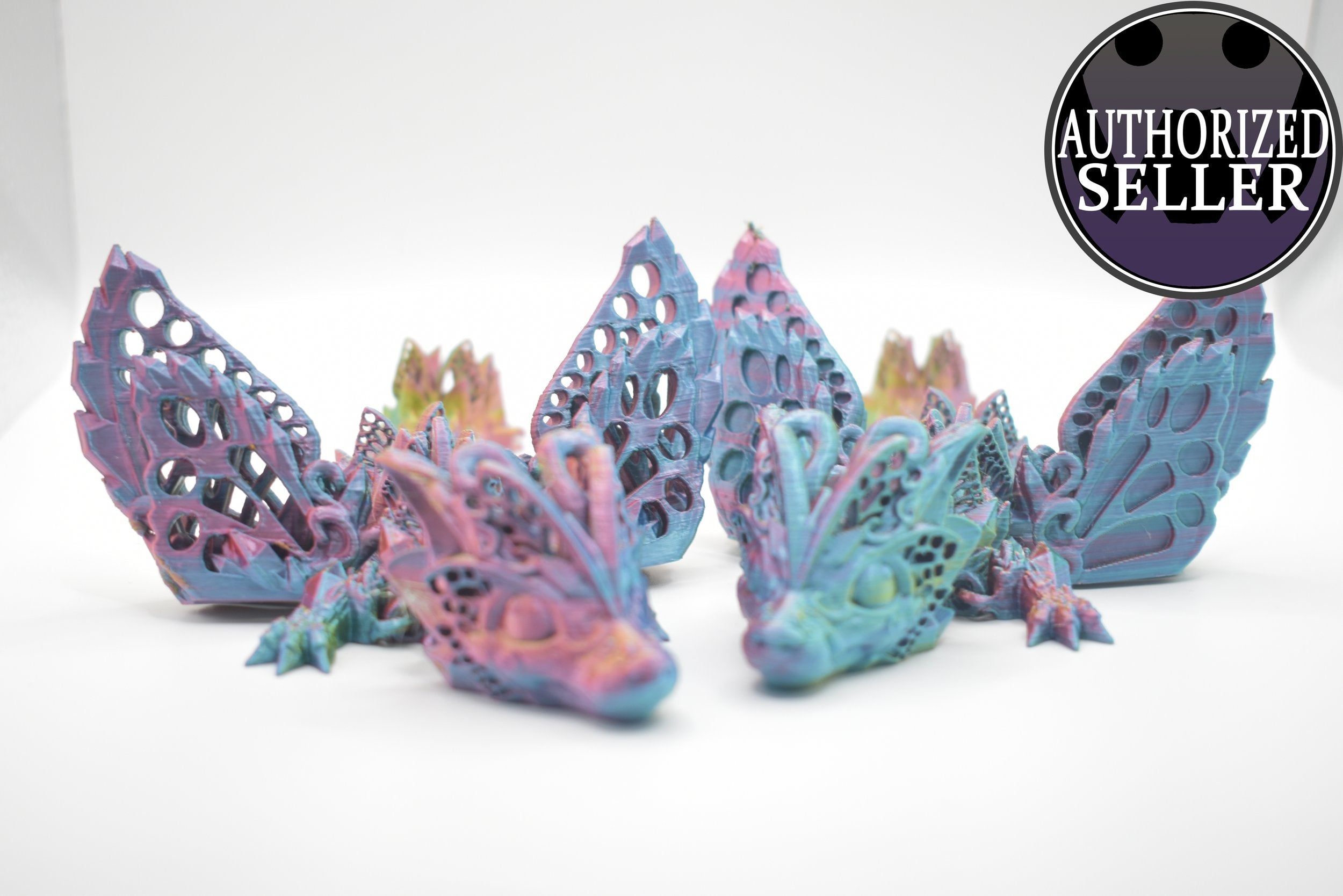 Fae Wolf Dragon Baby – Seaflame 3D Prints