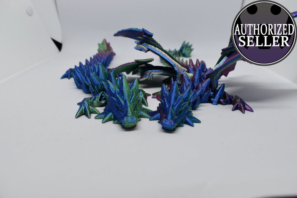 Spike Dragon Adult – Seaflame 3D Prints